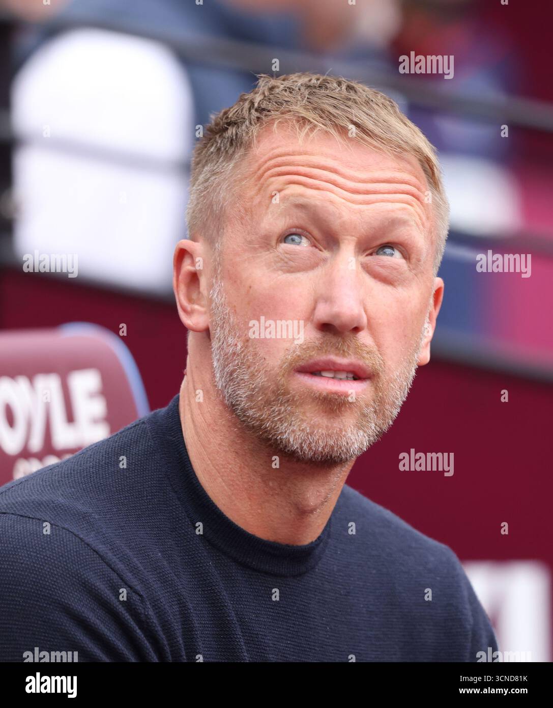 Graham Potter (West Ham manager) at the West Ham United v Crystal ...