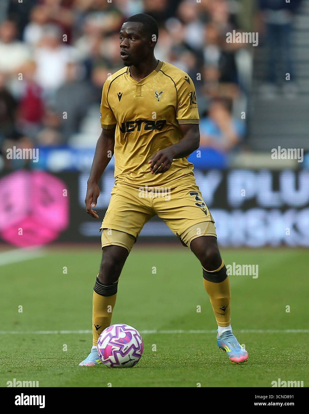 London, England, September 20 2025: Tyrick Mitchell (3 Crystal Palace ...