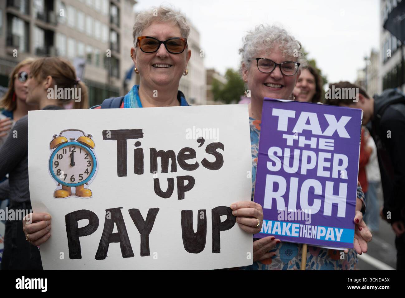 London, UK, 20 September 2025. Make Them Pay protest. Make Them Pay is ...