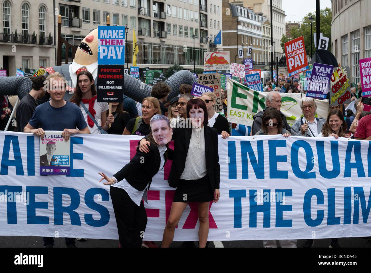 London, UK, 20 September 2025. Make Them Pay protest. Make Them Pay is ...