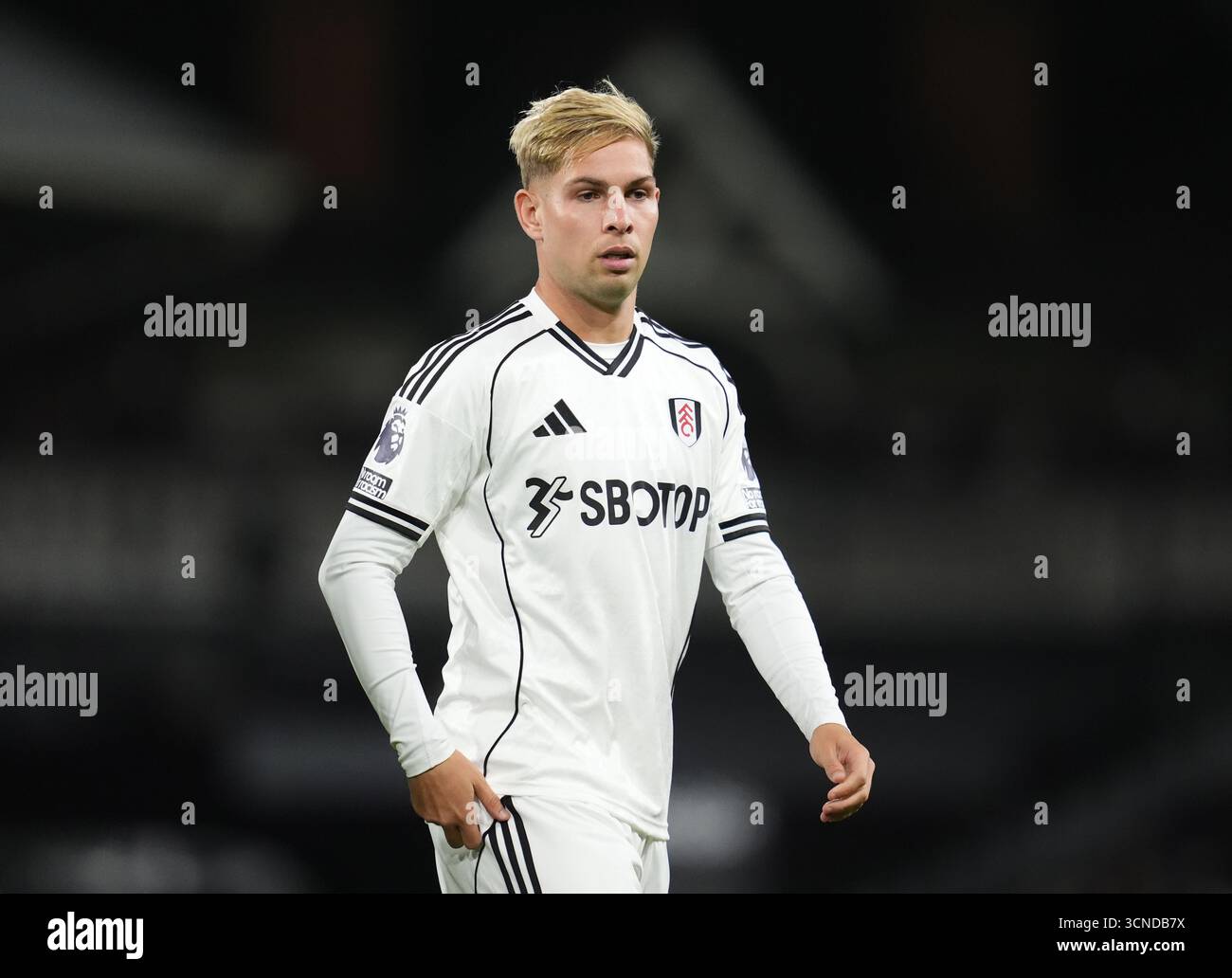 Fulham's Emile Smith Rowe during the Premier League match at Craven ...