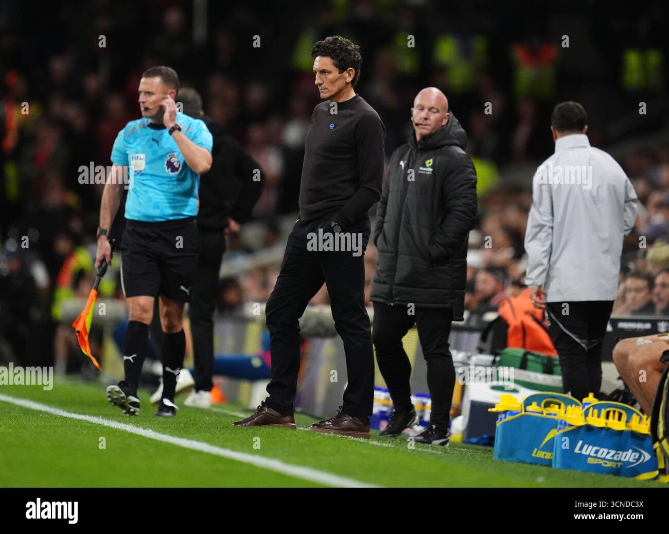 Brentford manager Keith Andrews gestures on the touchline during the ...