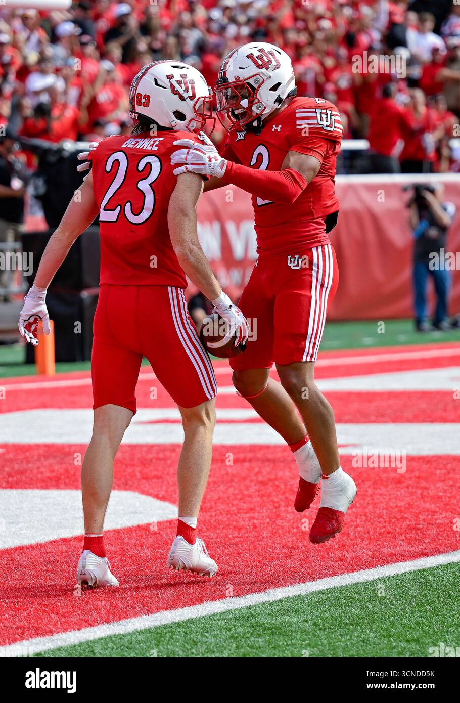 SALT LAKE CITY, UT - SEPTEMBER 20: Utah Utes safety Jackson Bennee (23 ...