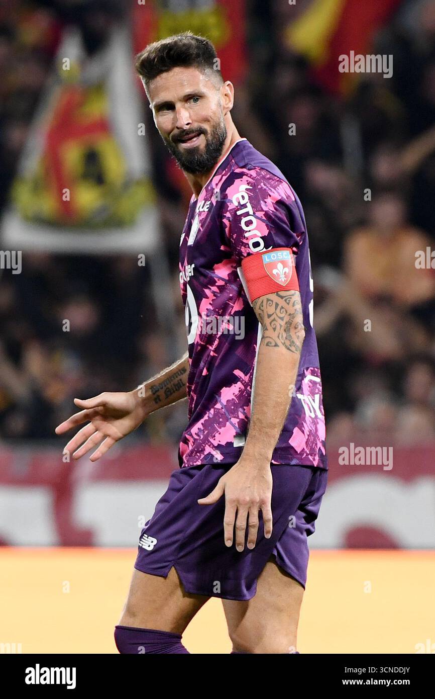 09 Olivier GIROUD (losc) during the Ligue 1 McDonald's match between ...