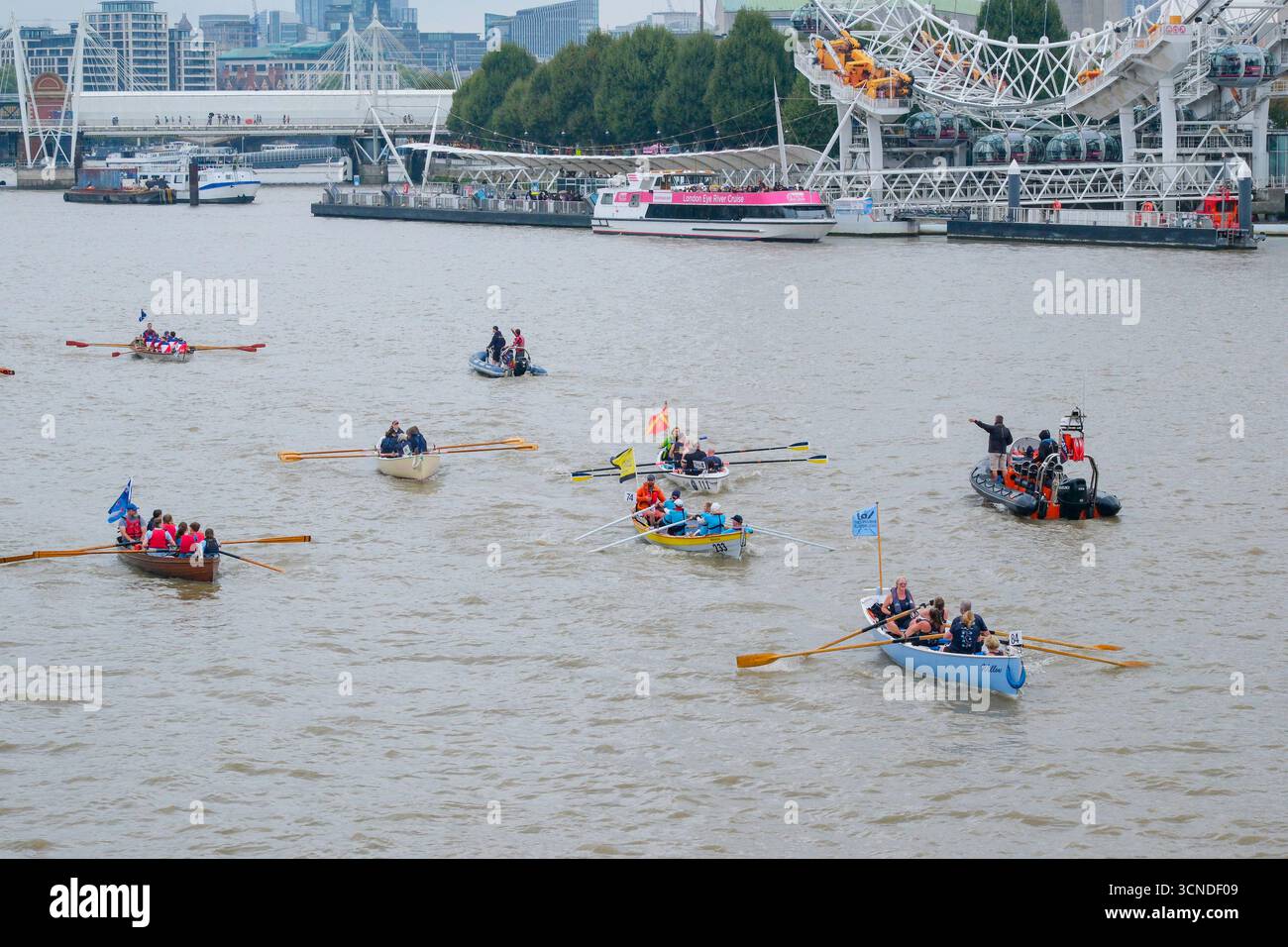 London, UK 20 September 2025. The annual Great River Race takes place ...
