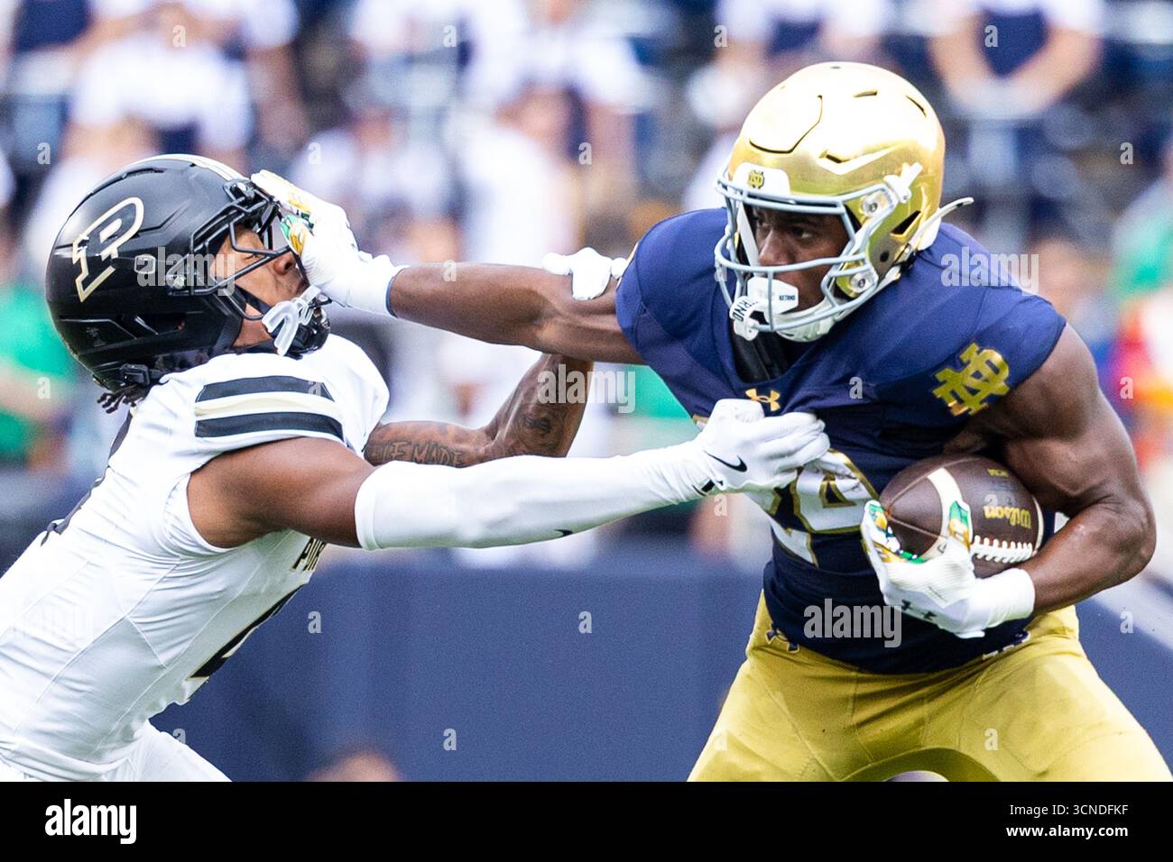 September 20, 2025: Notre Dame running back Jadarian Price (24) runs ...