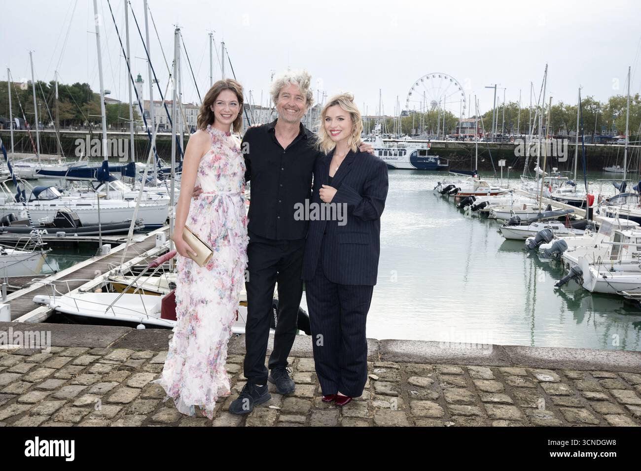 Aaricia Lemaire, Benjamin Baroche and Berenice Tannenberg attend the ...