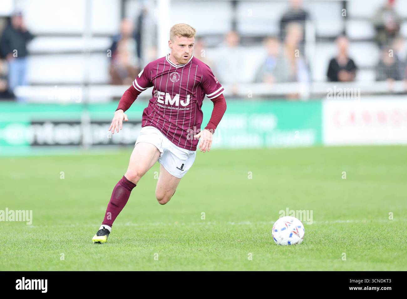 Jack Barham, of Chelmsford City, during the match between Bath City FC ...