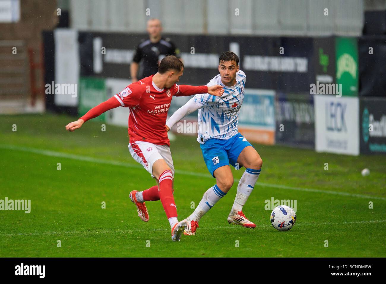 Barrow's Isaac Fletcher in action during the Sky Bet League 2 match ...