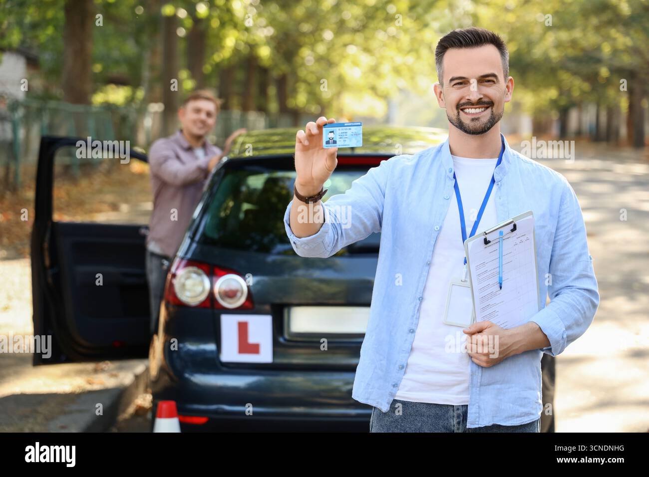 Driving test examiners hi-res stock photography and images - Alamy