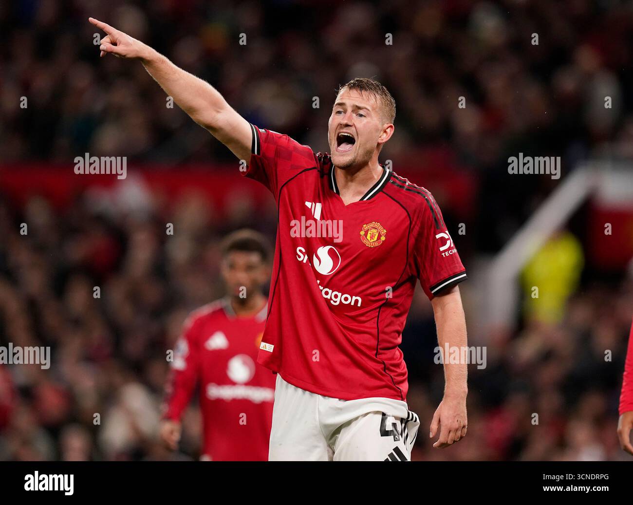 Manchester, England, 20th September 2025. Matthijs de Ligt of ...