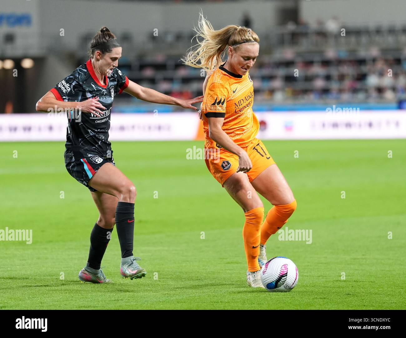 September 19, 2025, Houston, Texas, USA: Chicago Stars FC midfielder ...