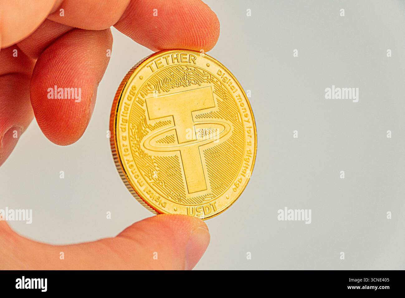 Goldcolored coins hi-res stock photography and images - Alamy