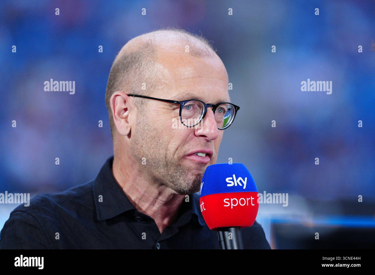 Sky-Moderator Patrick Wasserziehr GER, Hamburger SV vs. 1. FC ...
