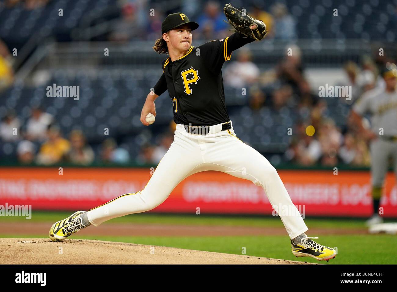 Pittsburgh Pirates pitcher Bubba Chandler delivers during the first ...