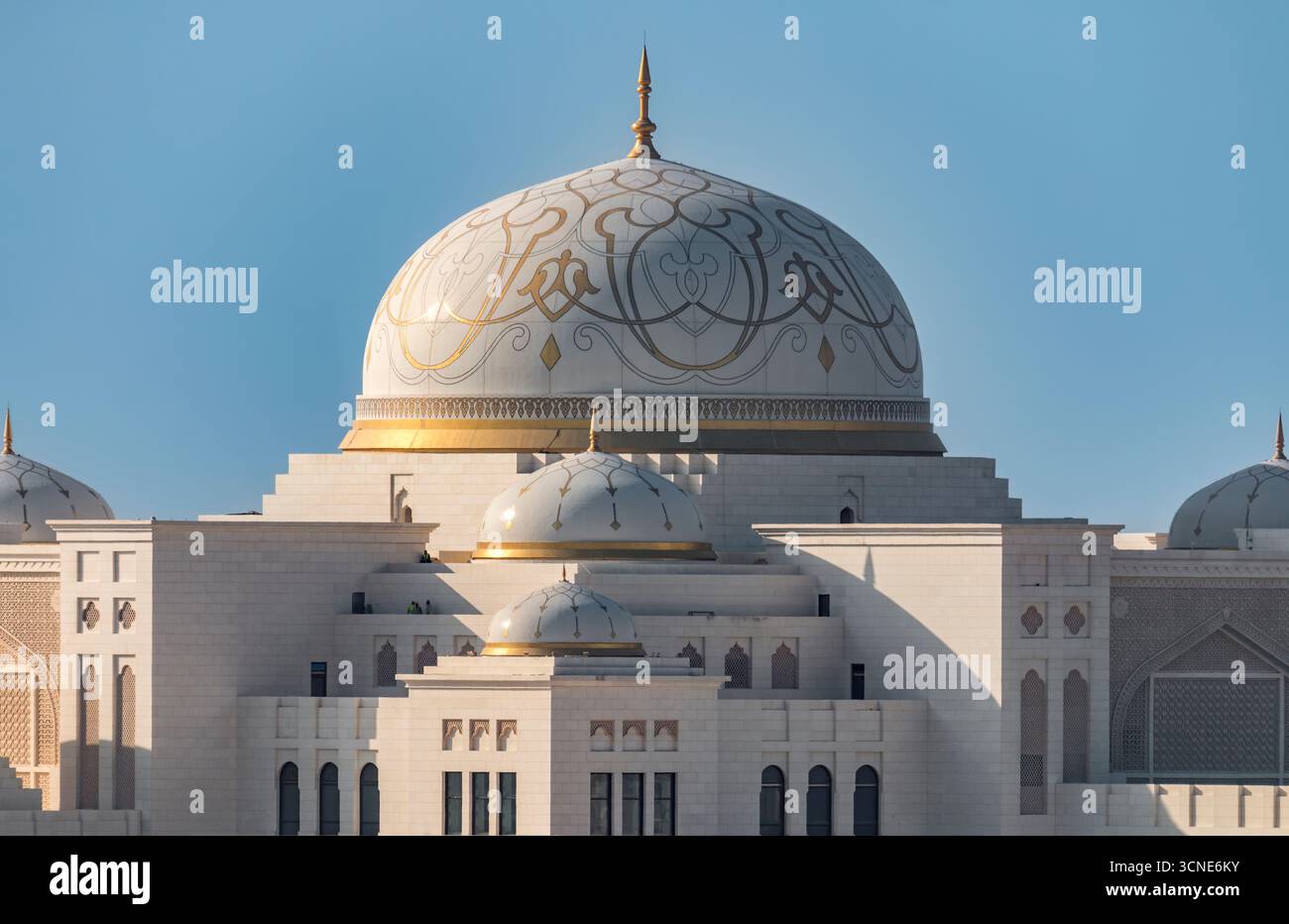 United Arab Emirates - Abu Dhabi - Qasr Al Watan - close view of the ...