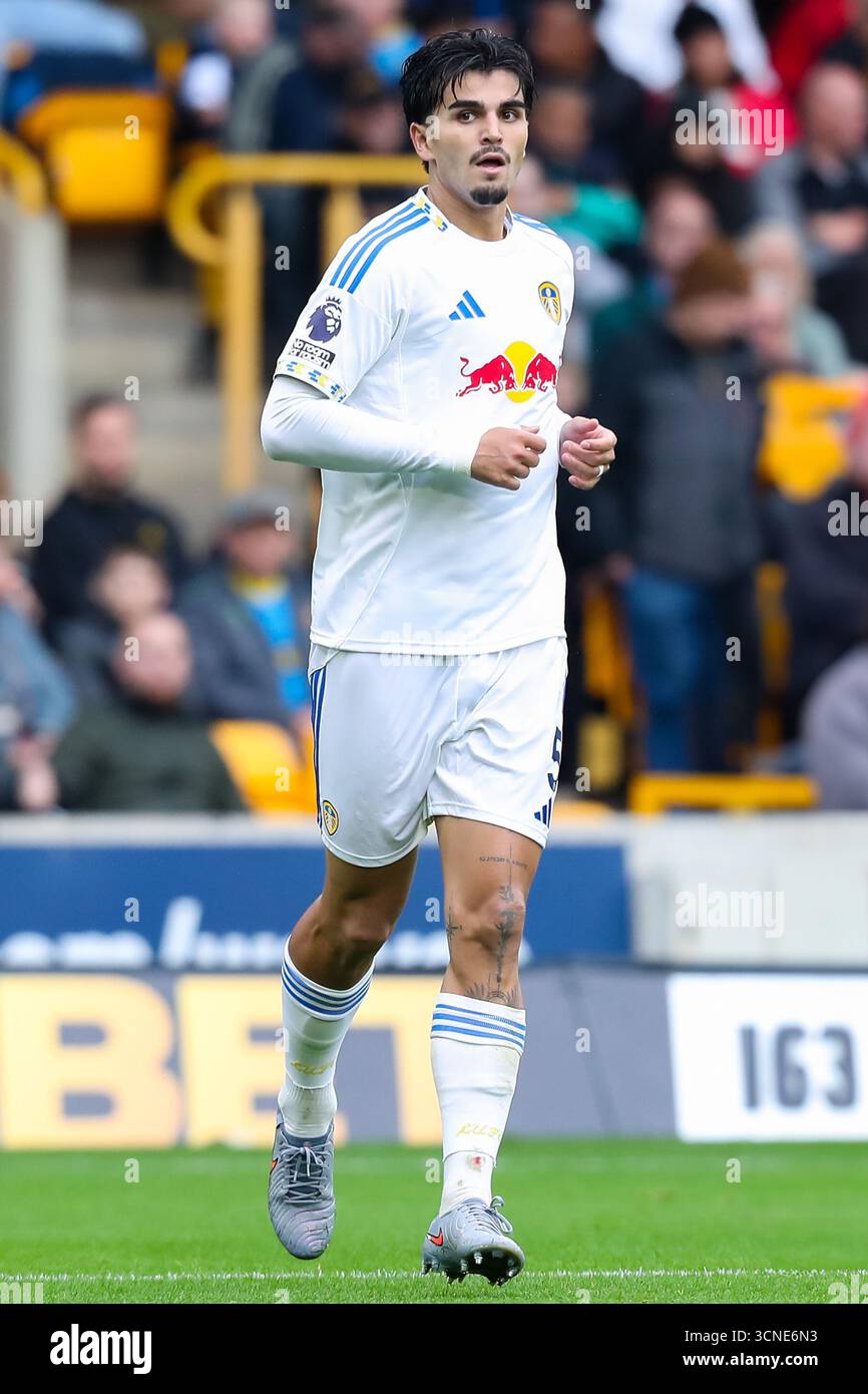 Pascal Struijk Of Leeds United during the Wolverhampton Wanderers FC v ...