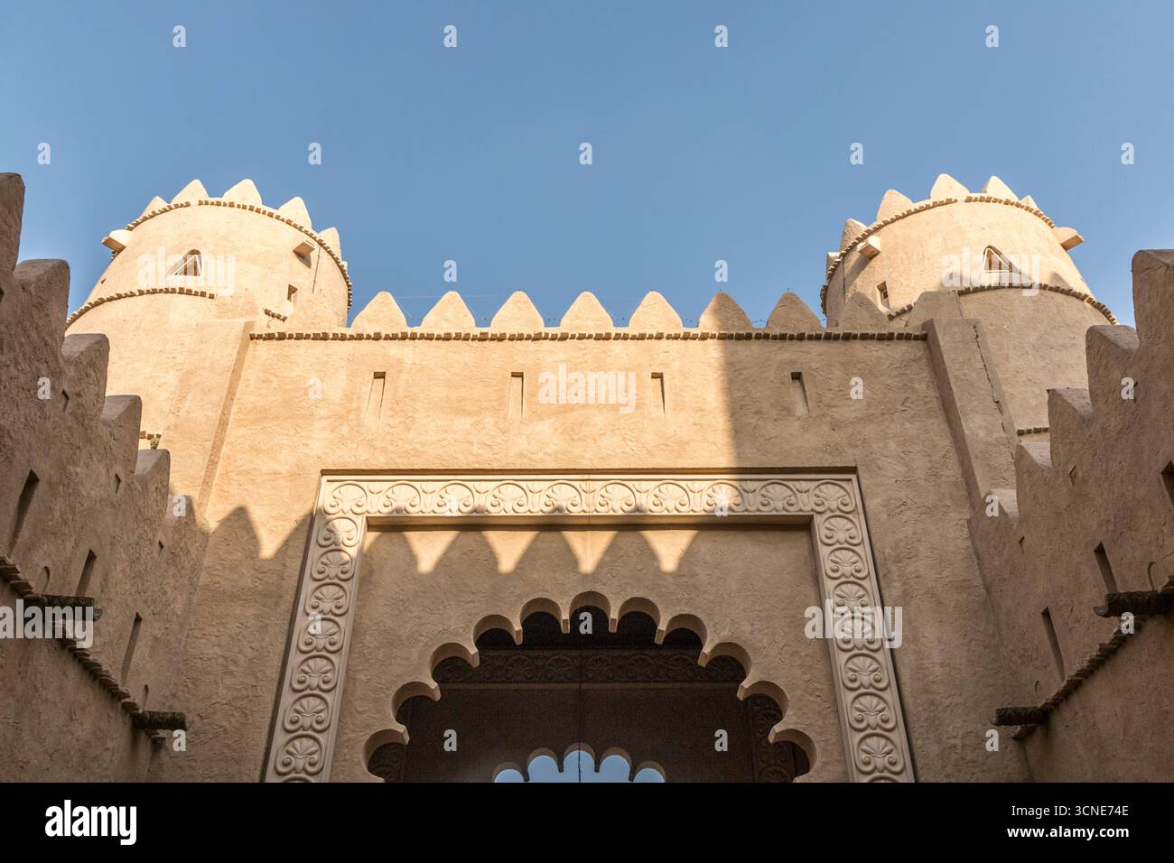 United Arab Emirates - Liwa - Qasr Al Sarab Desert Resort - crenellated ...