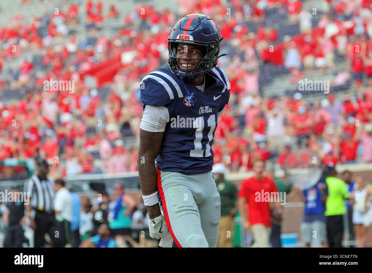 OXFORD, MS - SEPTEMBER 20: Ole Miss Rebels wide receiver Deuce ...