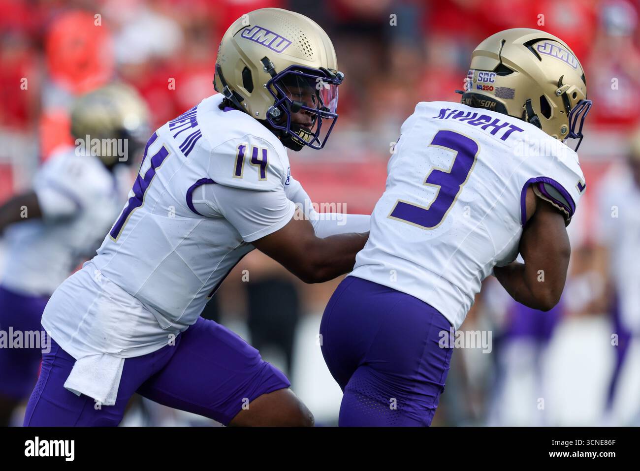 September 20, 2025: James Madison Dukes quarterback Alonza Barnett III ...