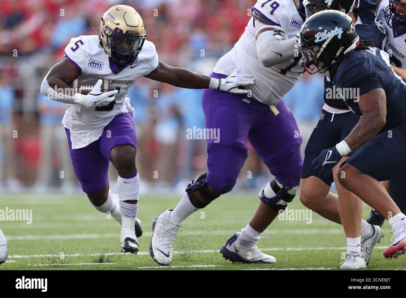 September 20, 2025: James Madison Dukes running back Ayo Adeyi (5 ...