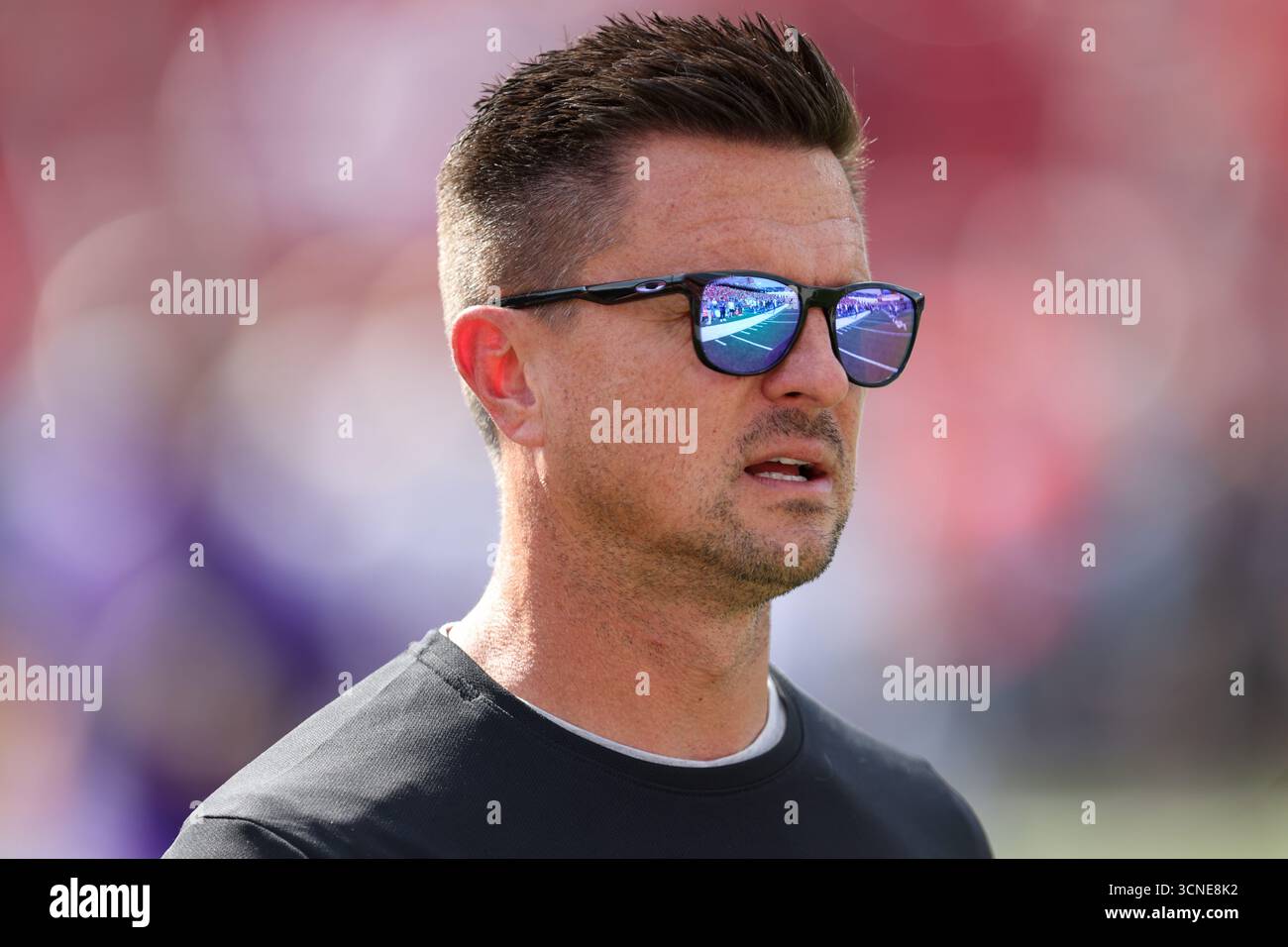 September 20, 2025: James Madison Dukes head coach Bob Chesney before ...