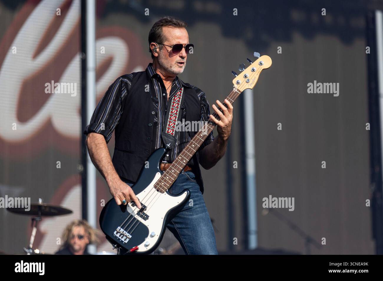 Robert DeLeo of Stone Temple Pilots performs during Louder Than Life ...