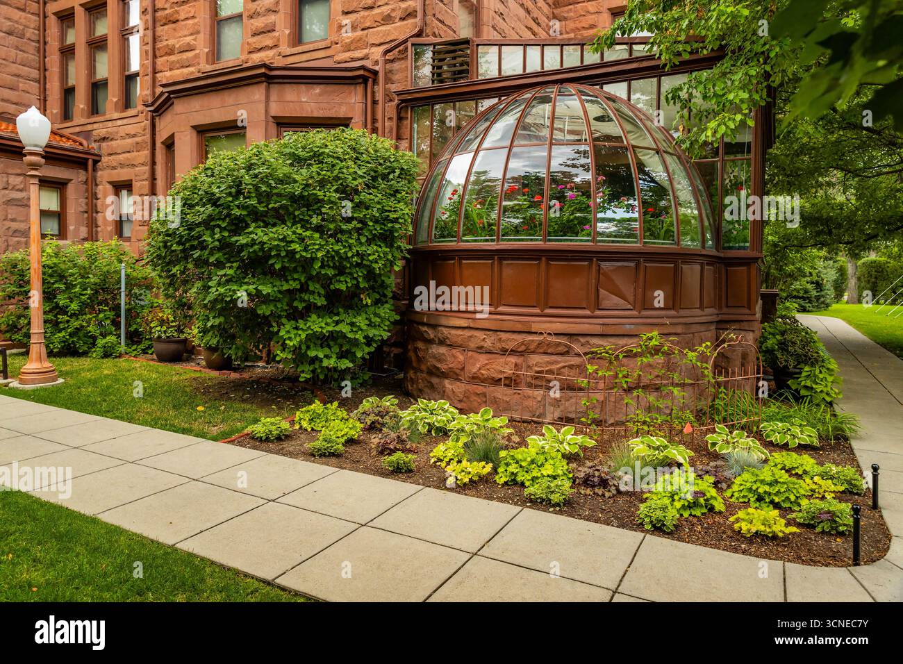 Billings, MT, USA - July 25, 2025: The exterior of the Moss Mansion ...