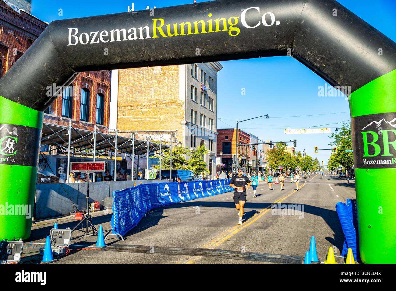 Bozeman, MT, USA - August 01, 2025: A dynamic image of a running ...