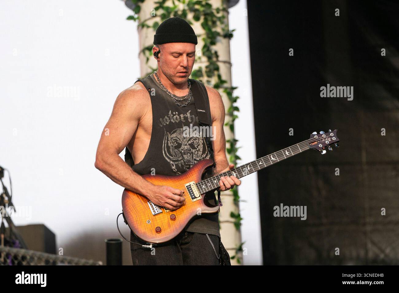 Steve Menoian of I Prevail performs during Louder Than Life music ...
