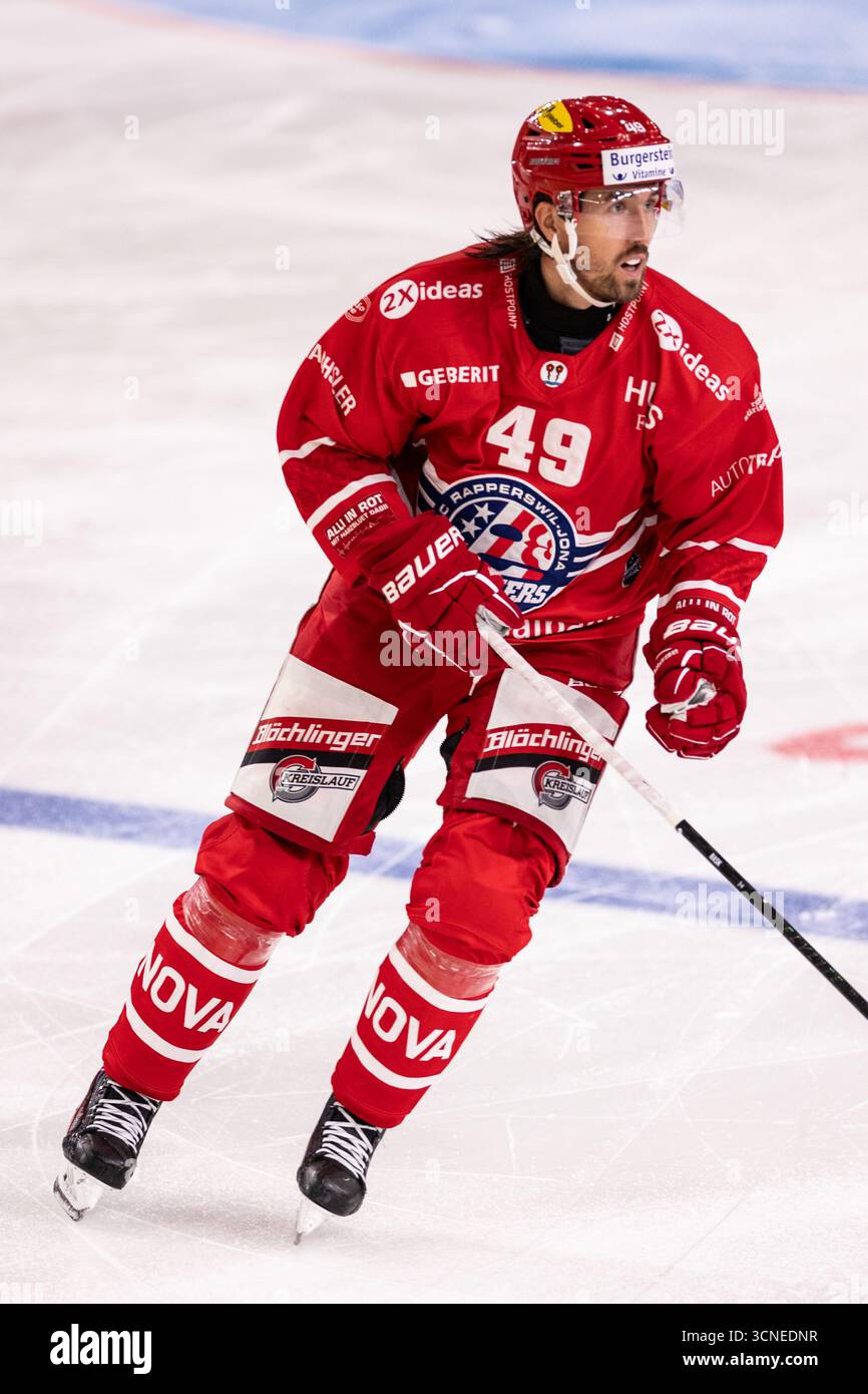 19/09/2025, Rapperswil, St.Galler Kantonalbank Arena, NL: SC Rapperswil-Jona Lakers - Lausanne ...