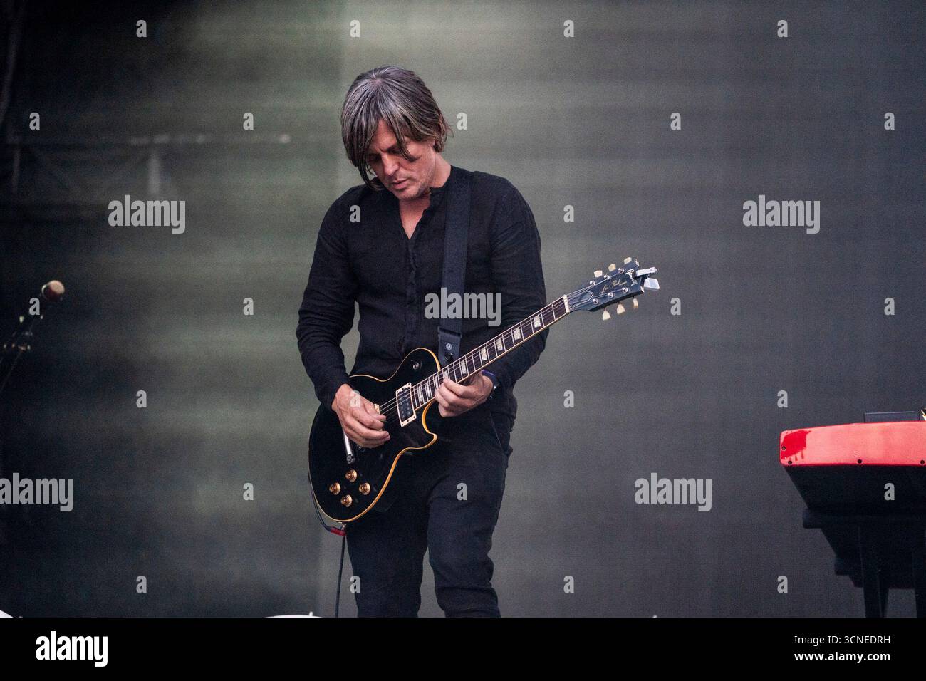 Greg Edwards of A Perfect Circle performs during the Louder Than Life ...