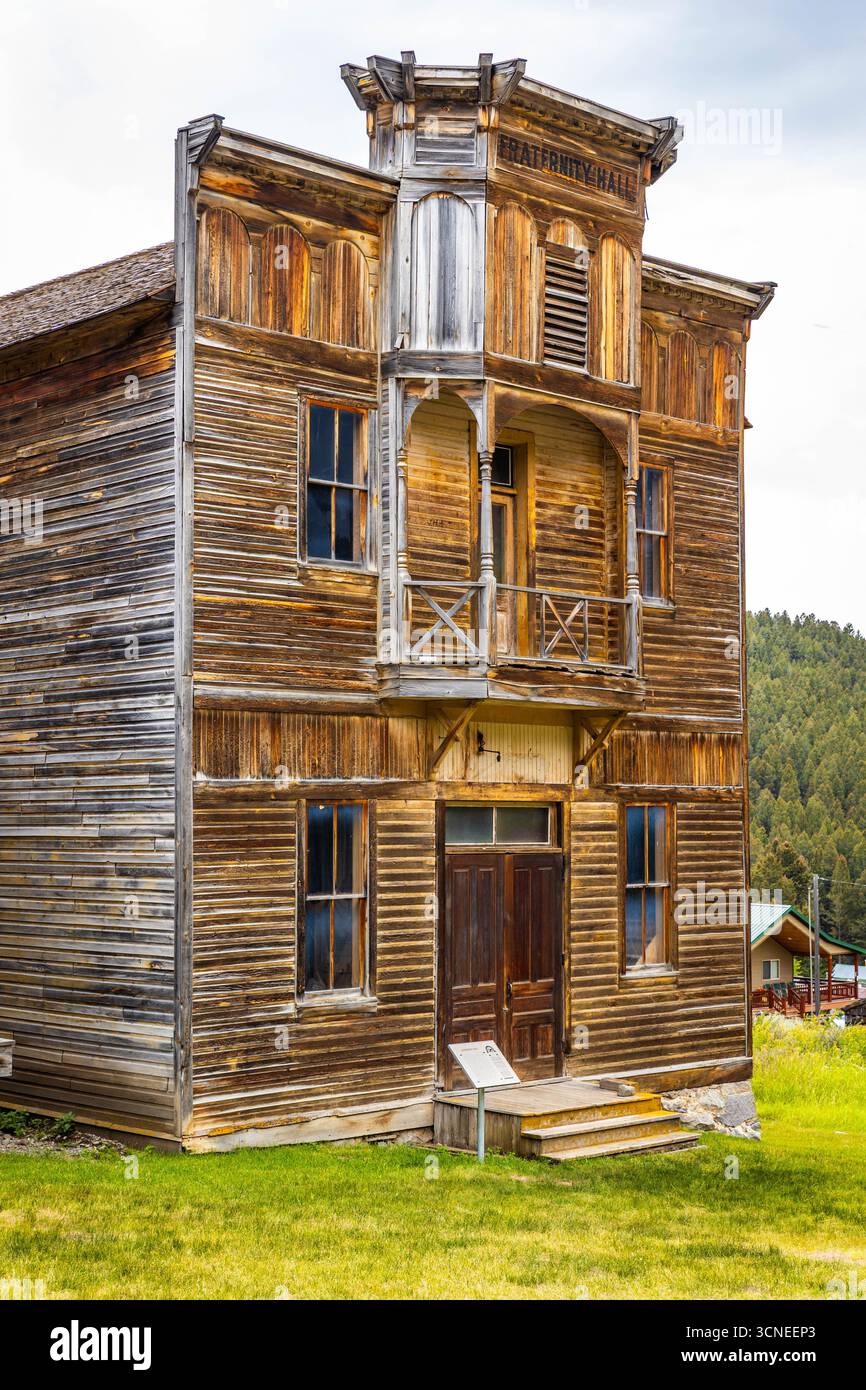 The Fraternity Hall and Gillian Hall buildings stand as historic relics ...