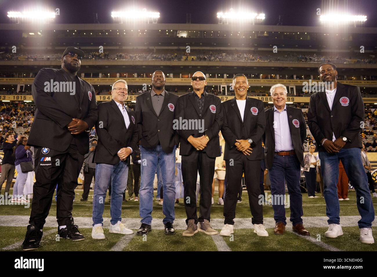 The 2025 Canadian Football Hall of Fame inductees, presented during ...