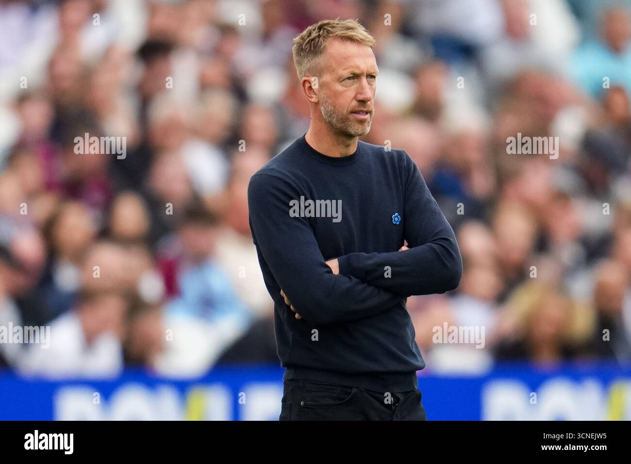 Graham Potter manager of West Ham United during the Premier League ...