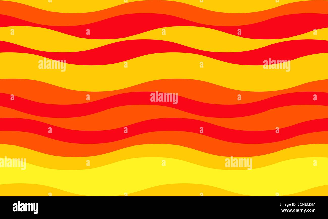 Vibrant, wavy abstract background in fiery red and yellow hues. Perfect ...