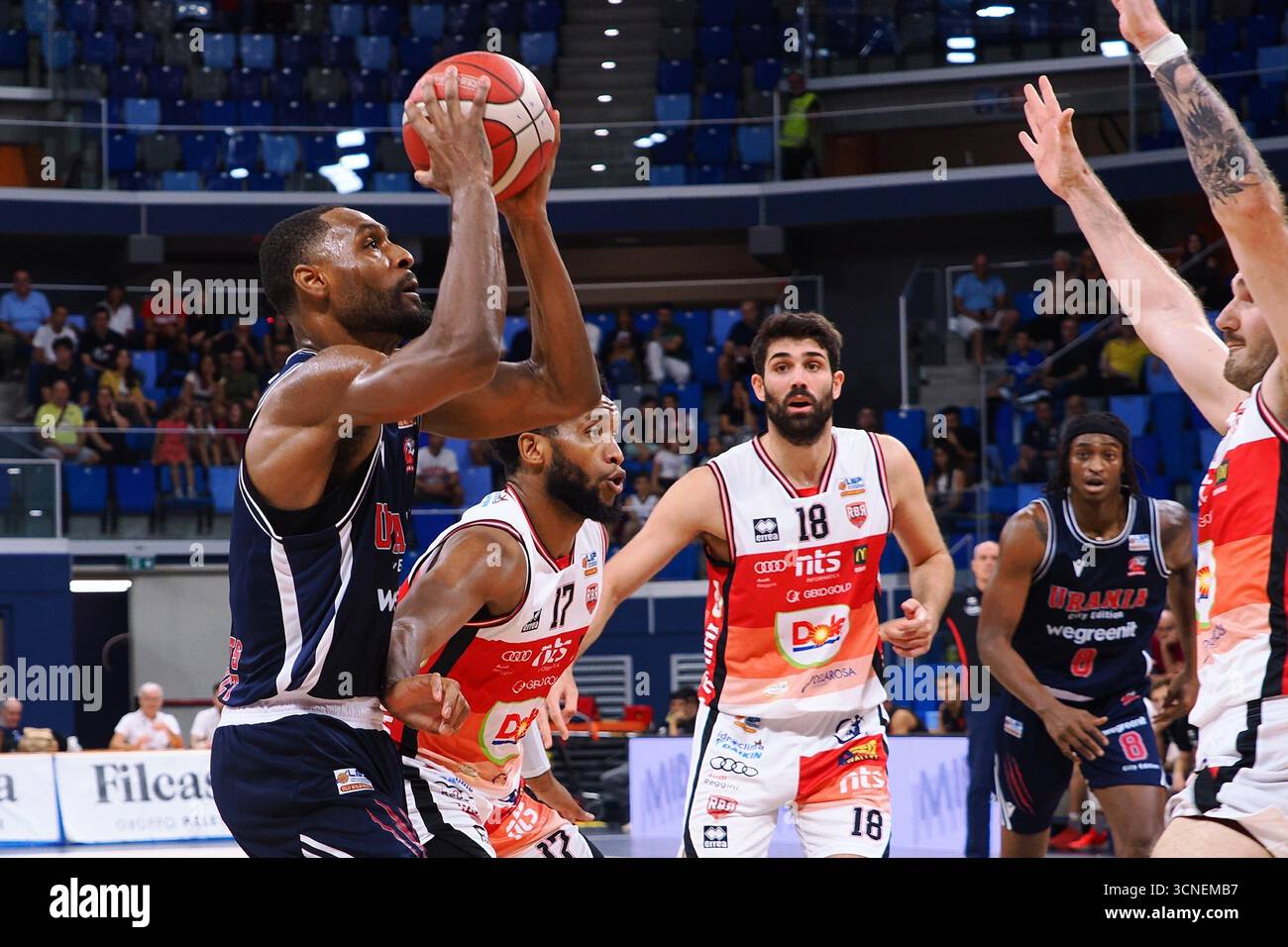 Kevion Taylor ((Wegreenit Urania Basket Milano) & Luca Pollone (Dole ...