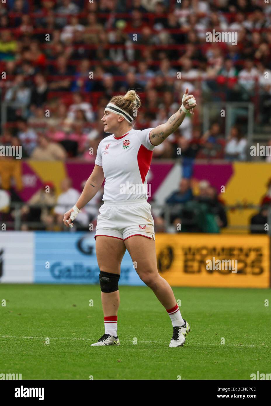 Bristol, UK. 20th September 2025. Megan Jones (ENG) during the France v ...