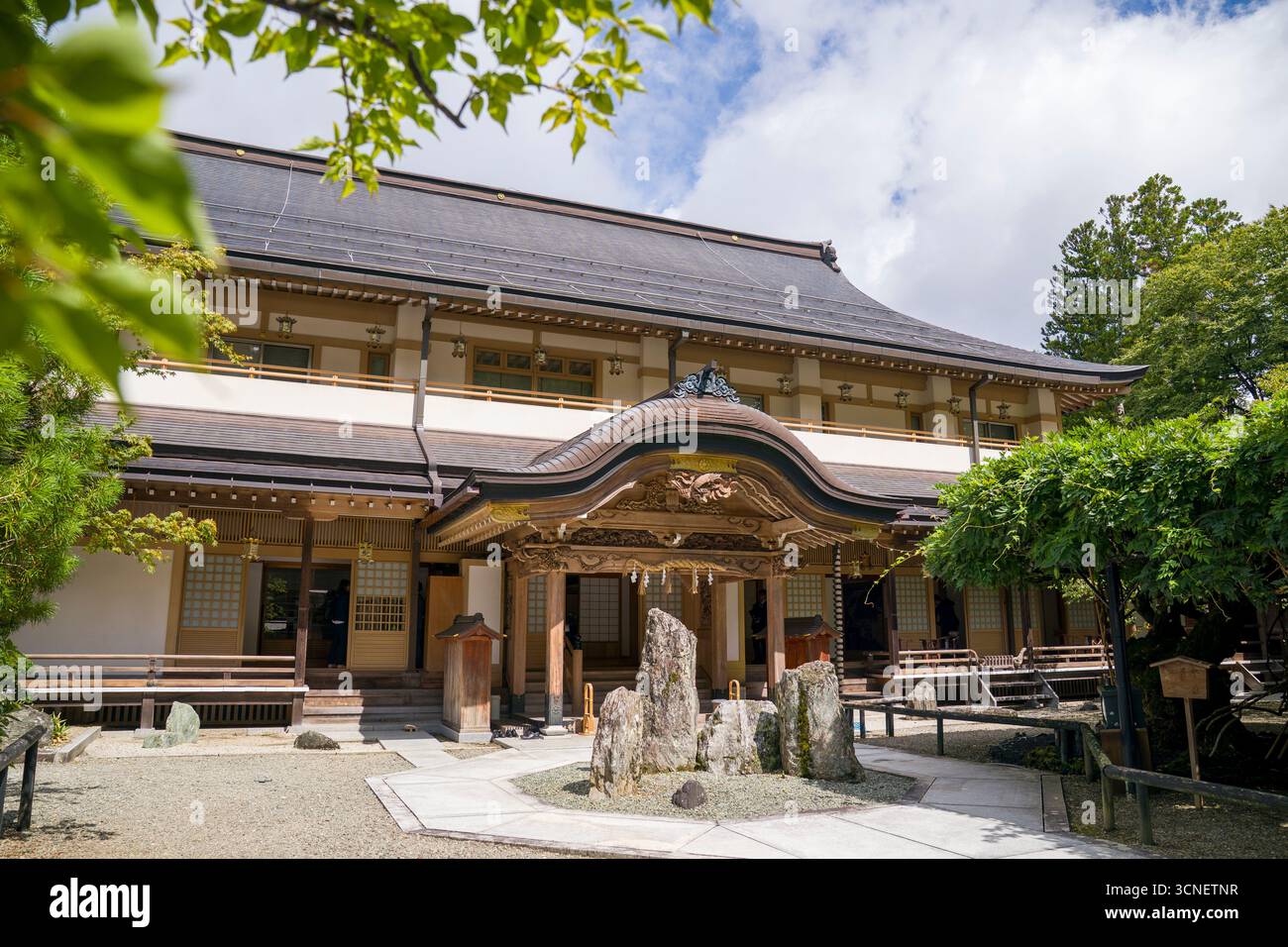 The Sojiin Temple in Koyasan, a historical temple founded during the ...