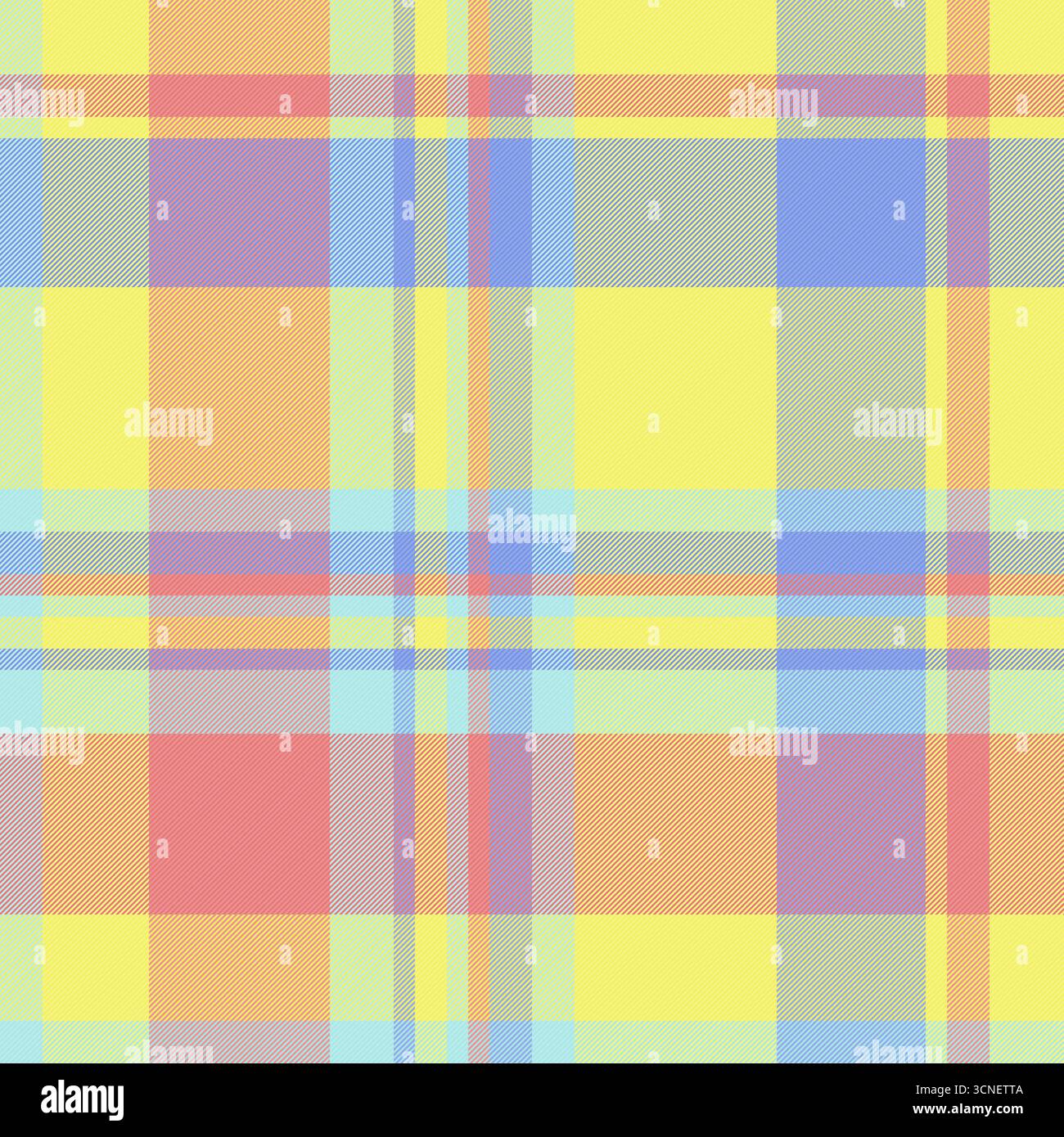 Horizontal check vector fabric, setting texture textile background ...
