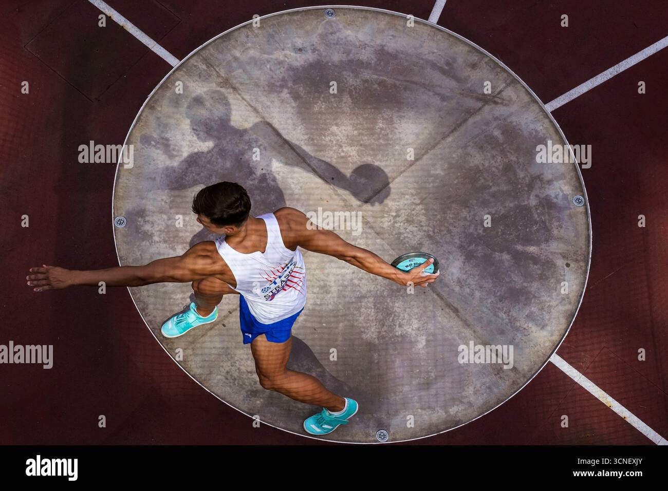 250921 Vilem Strasky of Czech Republic competes in men's decathlon ...
