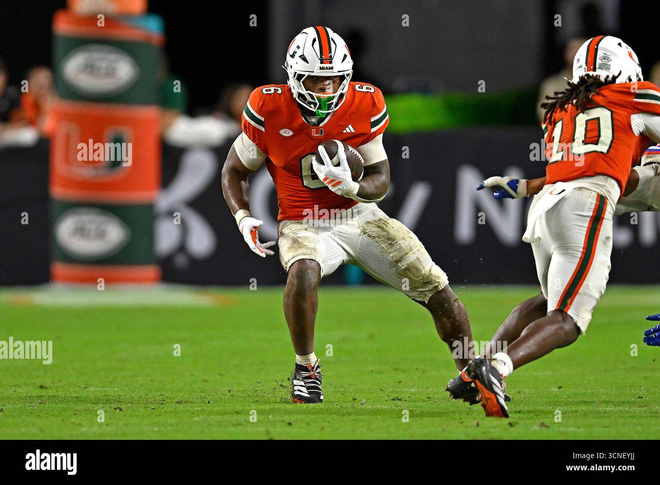 MIAMI GARDENS, FL - SEPTEMBER 20: Miami running back CharMar Brown (6 ...