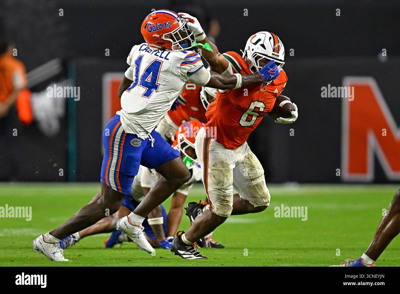 MIAMI GARDENS, FL - SEPTEMBER 20: Miami running back CharMar Brown (6 ...