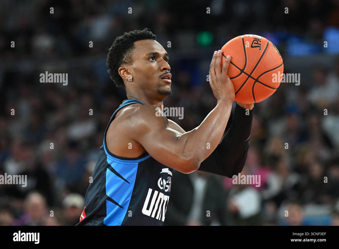 Tyson Walker of Melbourne shoots during the NBL Round 1 match between ...