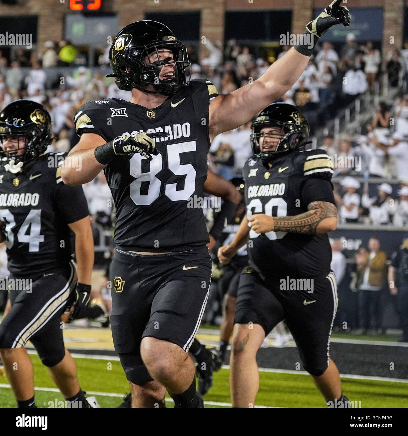September 20, 2025: Colorado Buffaloes tight end Zach Atkins (85) runs ...