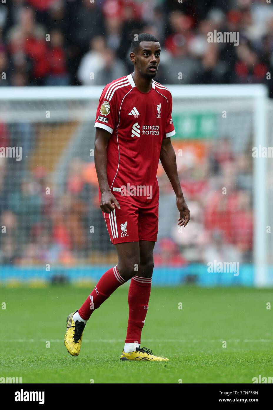 Liverpool isak 2025 anfield hi-res stock photography and images - Alamy