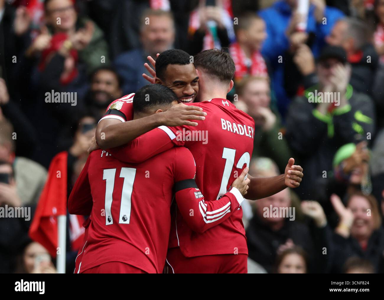 Liverpool, England, 20th September 2025. Ryan Gravenberch of Liverpool ...