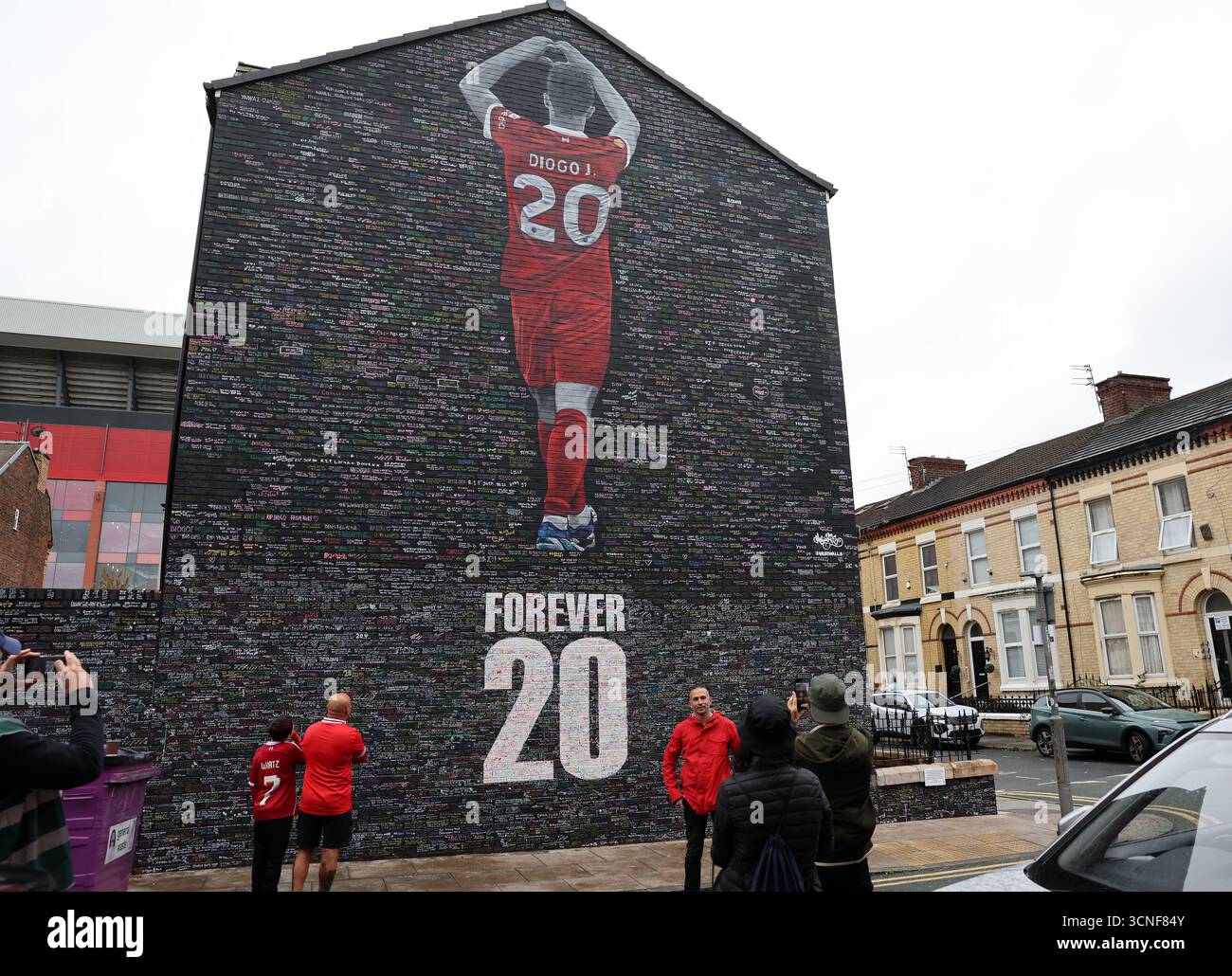 Liverpool, England, 20th September 2025. A mural for Diogo Jota during ...