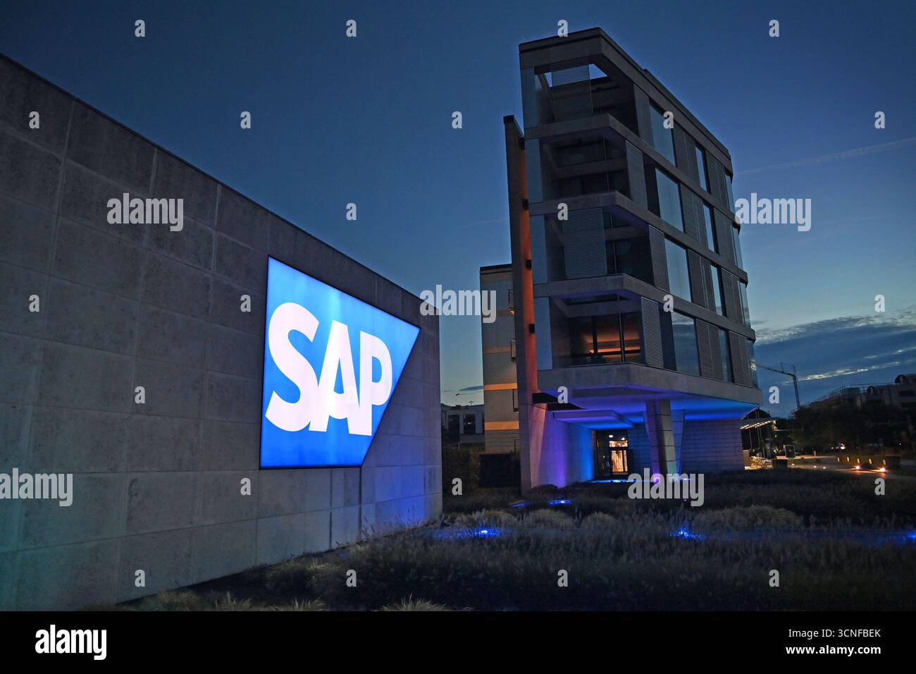 SAP Headquarters in Walldorf im Rhein Neckar Kreis. *** SAP ...