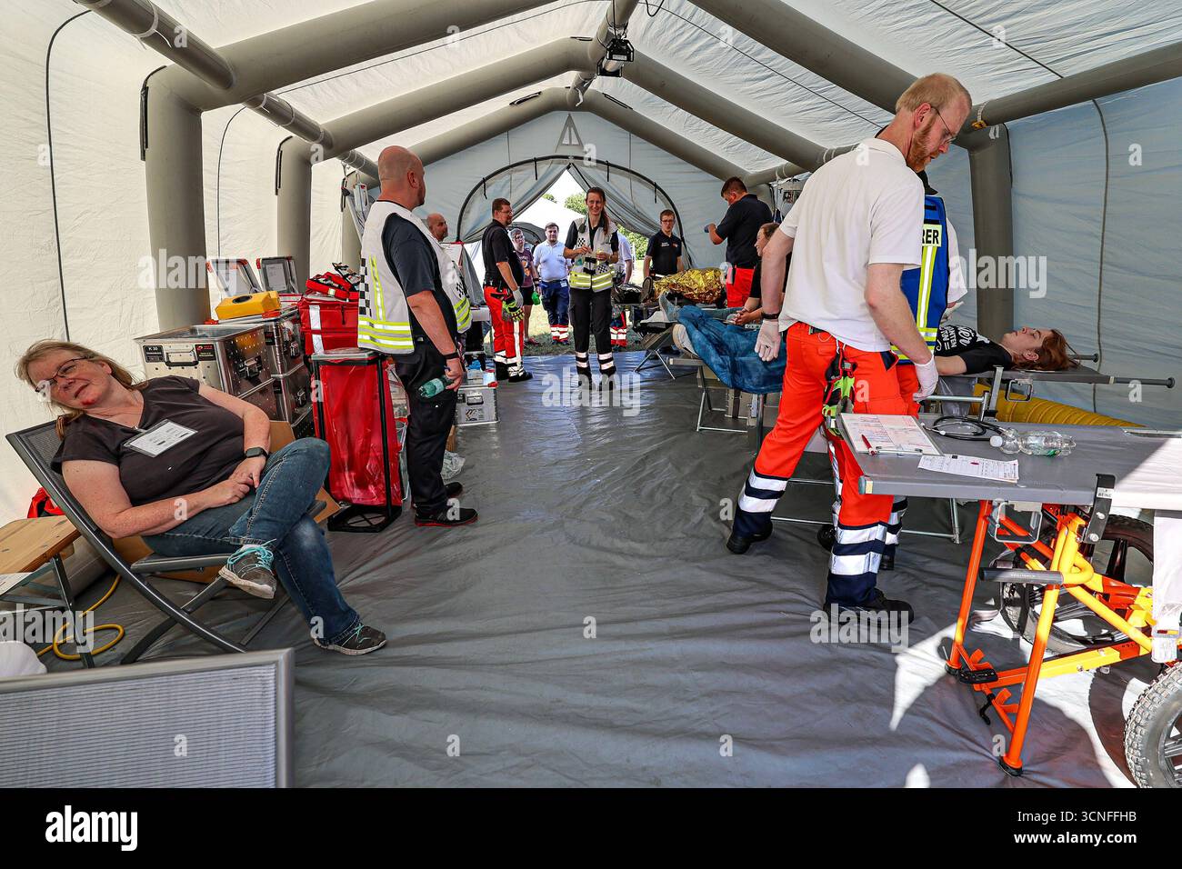 Medizinische Task Force MTF Exercise 2025 MTFEx2025 in Celle Großübung ...